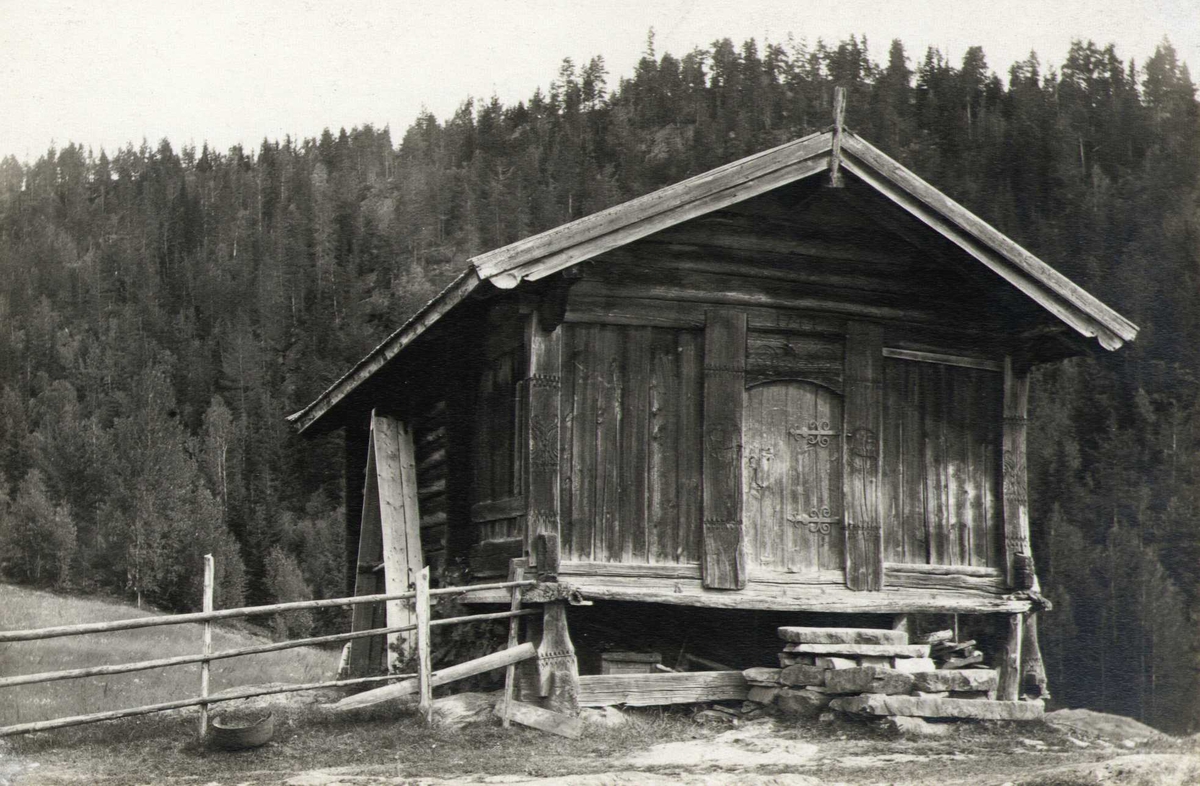 Stabbur fra 1744, Haugland, Brunkeberg, Kviteseid, Telemark ...