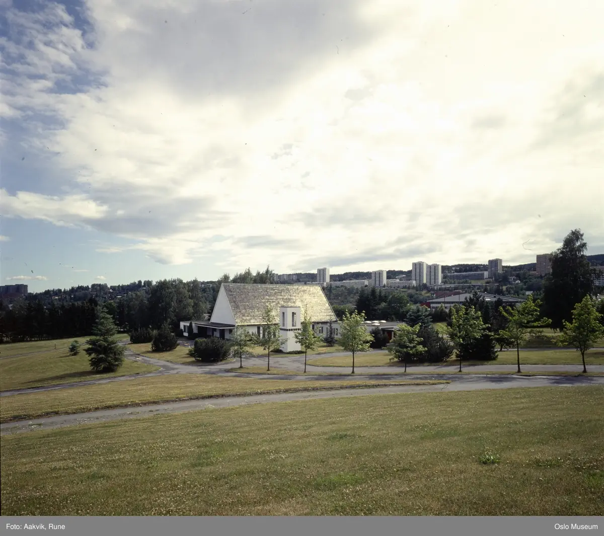 Alfaset kapell og gravlund. - Oslo Museum / DigitaltMuseum