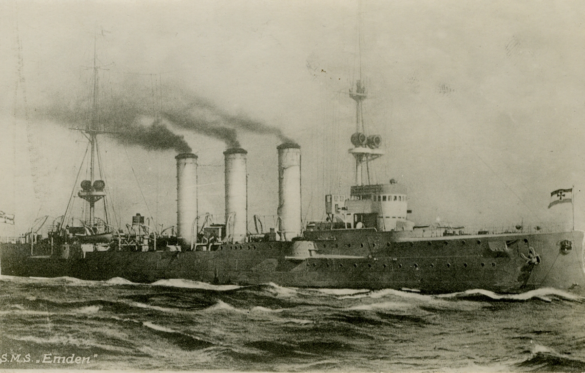 S.M. S "Emden" - Sjöhistoriska museet / DigitaltMuseum