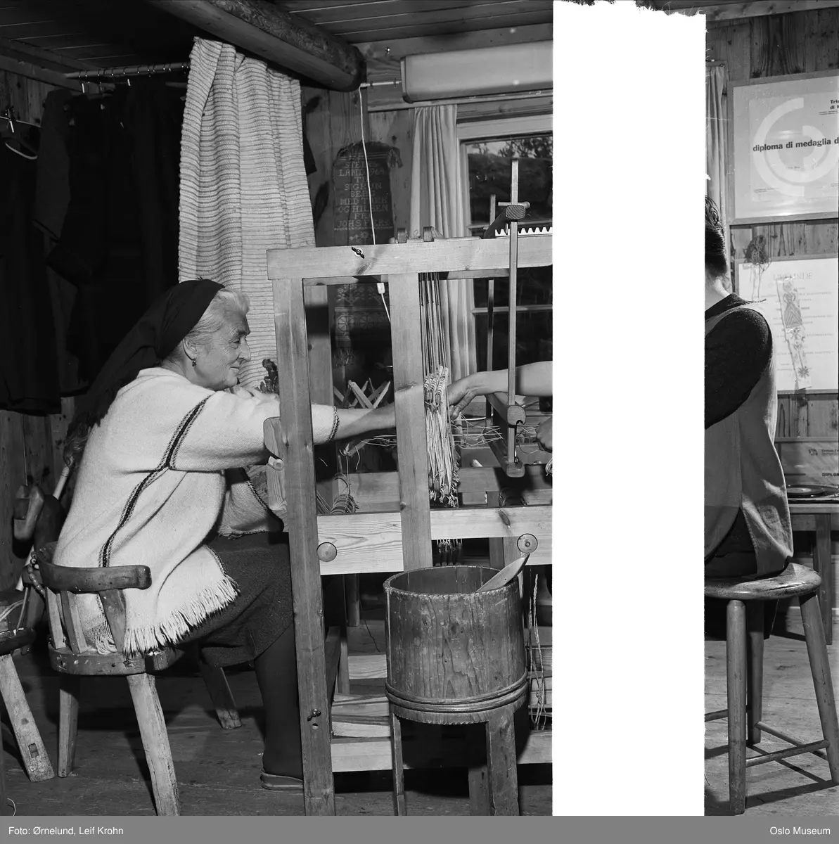 Sigrun Bergs vevstue. - Oslo Museum / DigitaltMuseum