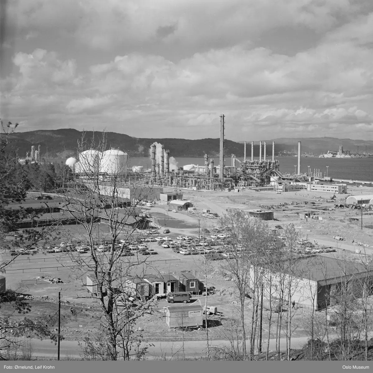 Hydro på Rafnes ved Frierfjorden, Bamble. - Oslo Museum / DigitaltMuseum