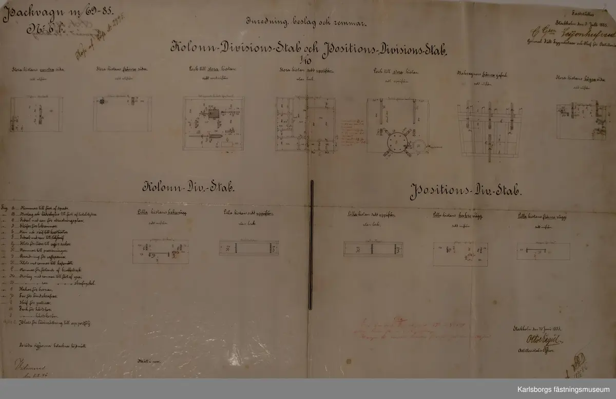 Ritning - Karlsborgs fästningsmuseum / DigitaltMuseum