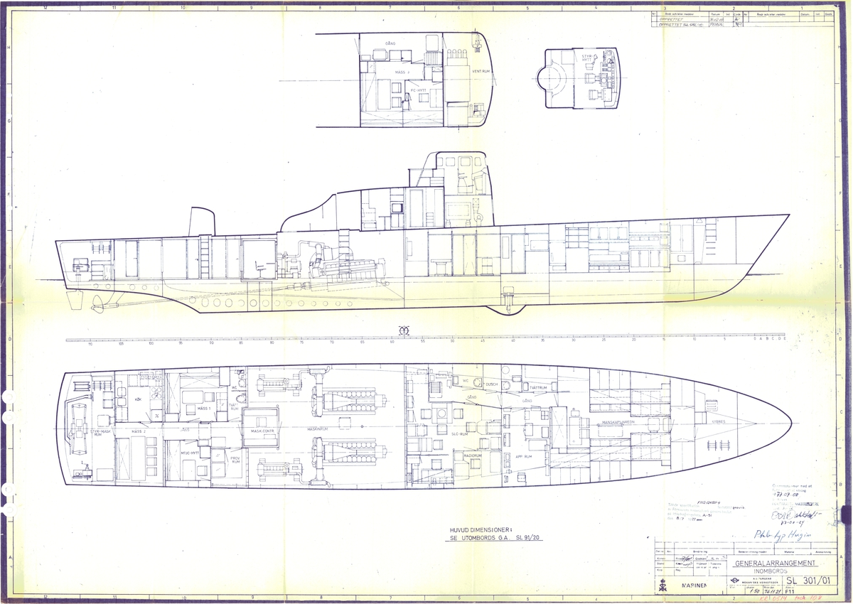 Ritning - Marinmuseum / DigitaltMuseum