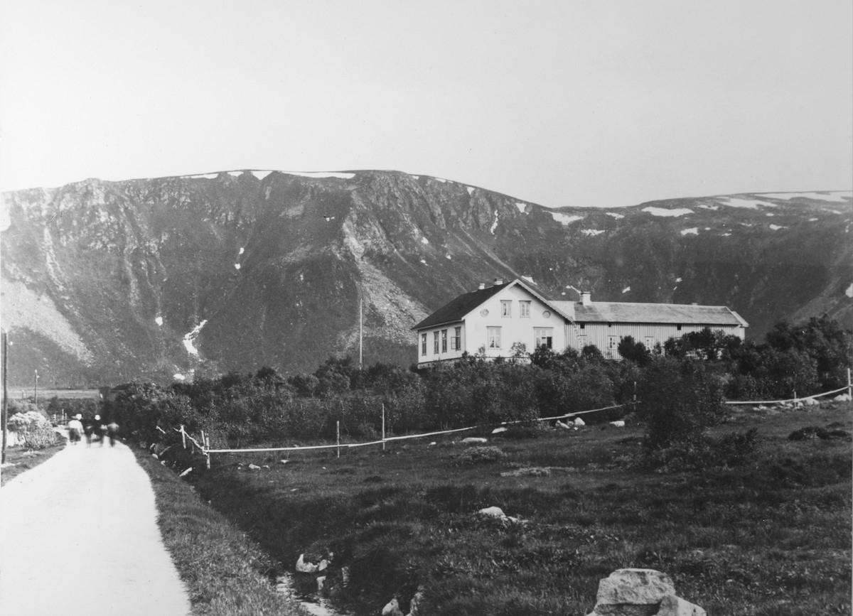 Fra Stokmarknes. Huset til Dr.Thode, Rishaugen. 1889. - Museum Nord ...