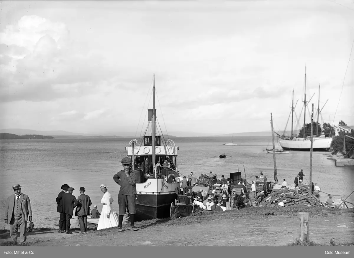 Vollen i Asker. - Oslo Museum / DigitaltMuseum