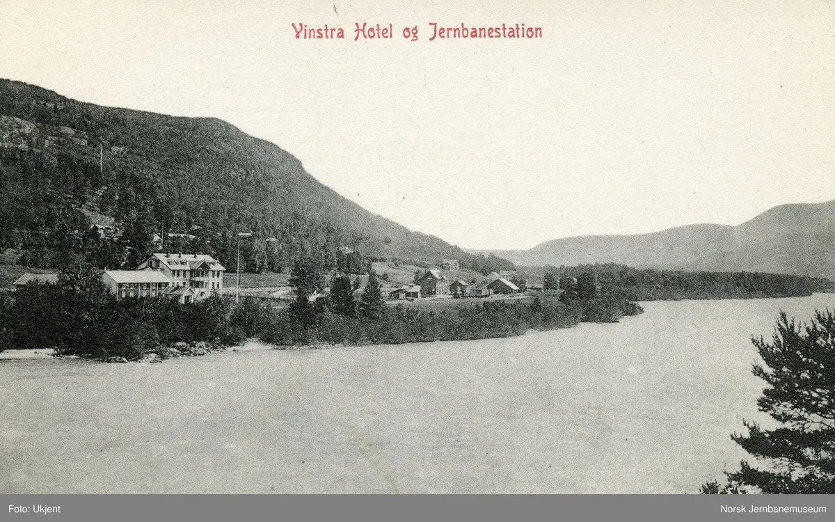 Vinstra hotell og stasjon - Norsk Jernbanemuseum / DigitaltMuseum