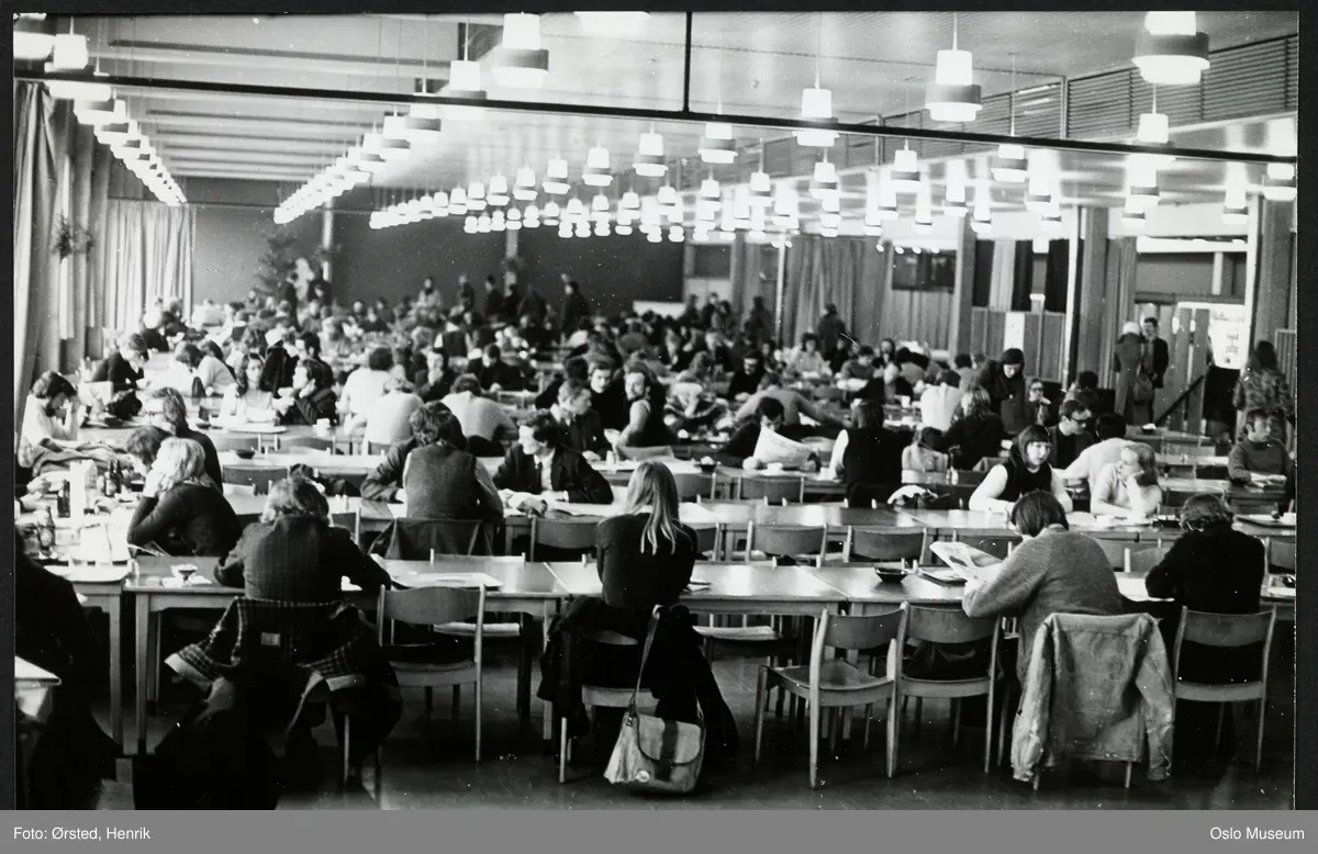 Frederikke kantine på Blindern. - Oslo Museum / DigitaltMuseum