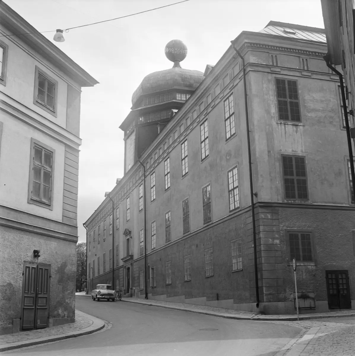 Gustavianum, sett från S:t Eriks torg, Uppsala 1958 - Upplandsmuseet ...