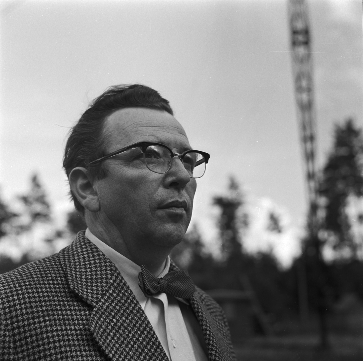Jonosfärobservatoriet, ingenjör Willy Stoffregen, Uppsala 1957 ...