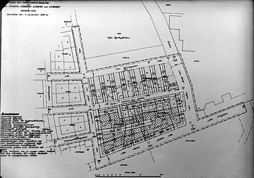 Stadsplanskarta över kv. Julius, Jörgen, Ludvig och Ludolf i Västerås ...