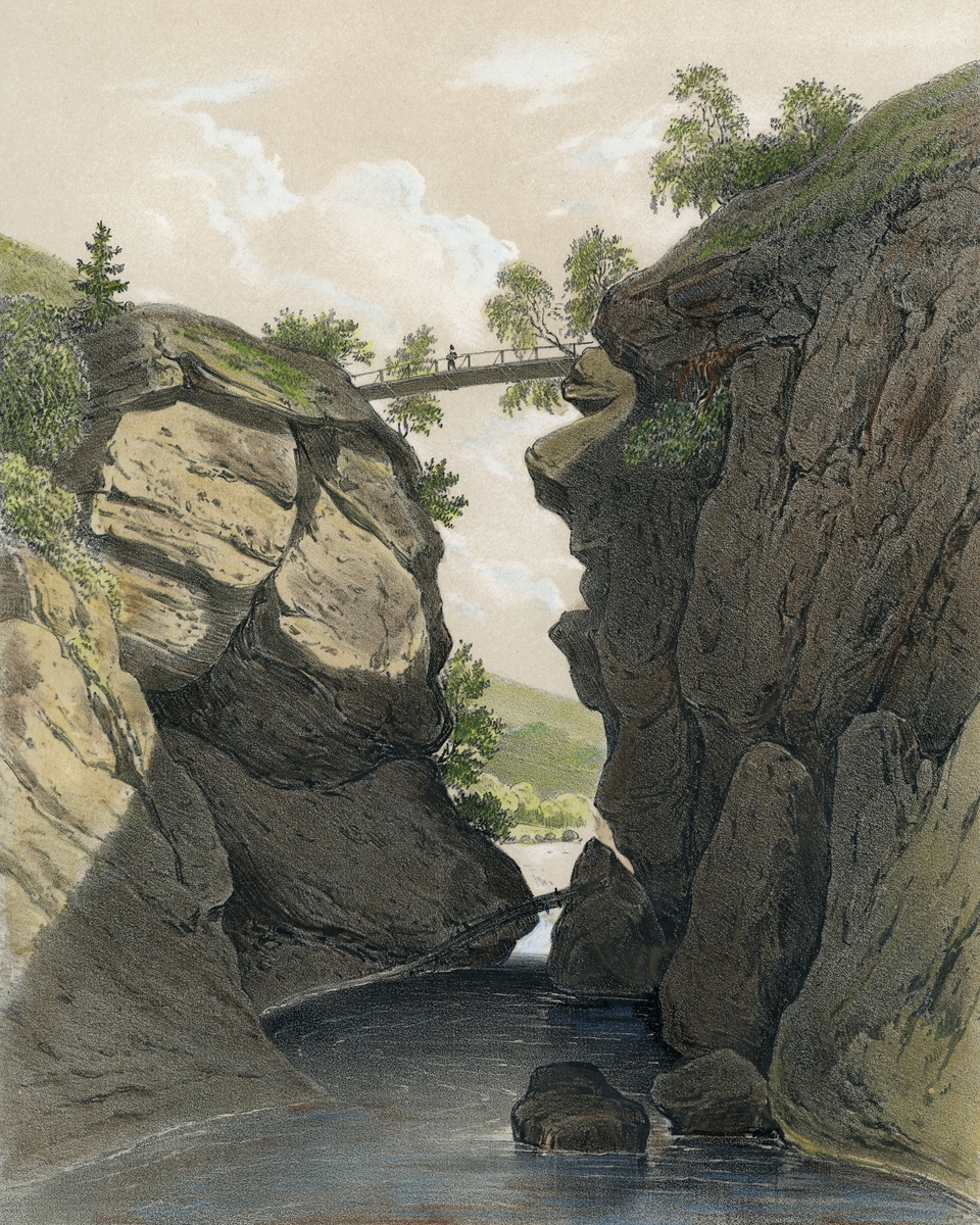 «TROLDBROEN VED LÖSNÆS i Guldbrandsdalen.» - Anno Norsk skogmuseum ...