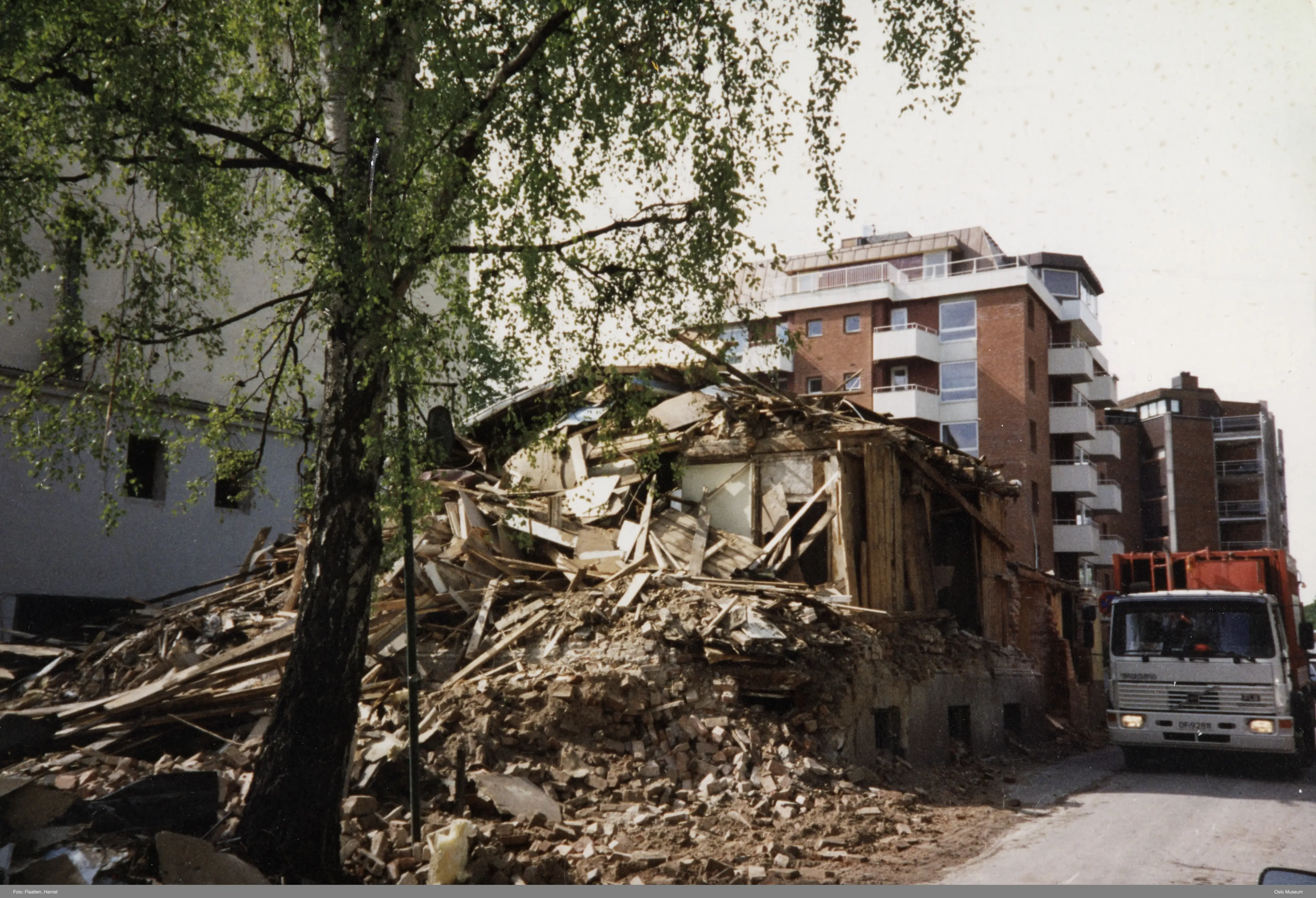 Riving i Holmboes gate. - Oslo Museum / DigitaltMuseum