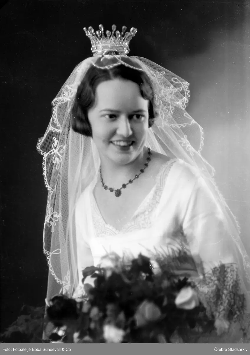 Brud, 1933 - Örebro Stadsarkiv / DigitaltMuseum
