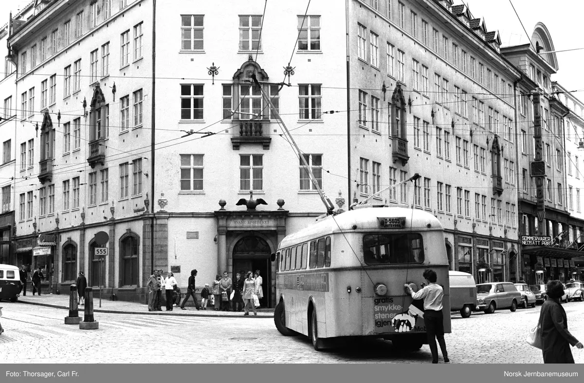 Trolleybuss i Bergen -#N# Norsk Jernbanemuseum /#N# DigitaltMuseum