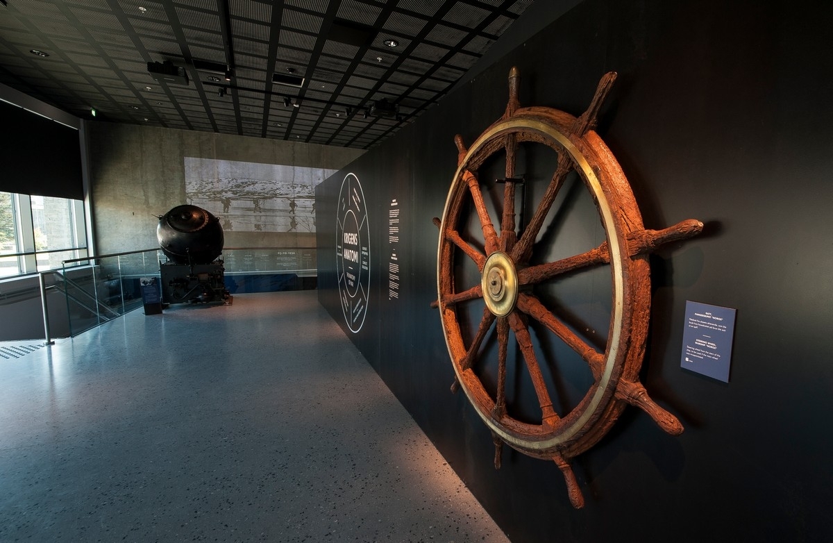 Narvik krigsmuseum. Foto 24. august 2016 kort tid etter åpning. Foto i ...