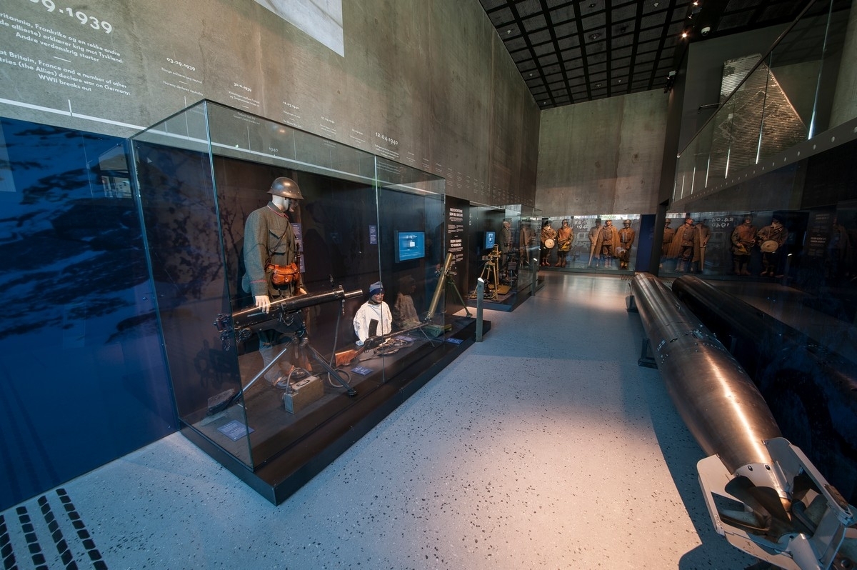 Narvik krigsmuseum. Foto 24. august 2016 kort tid etter åpning. Foto i ...