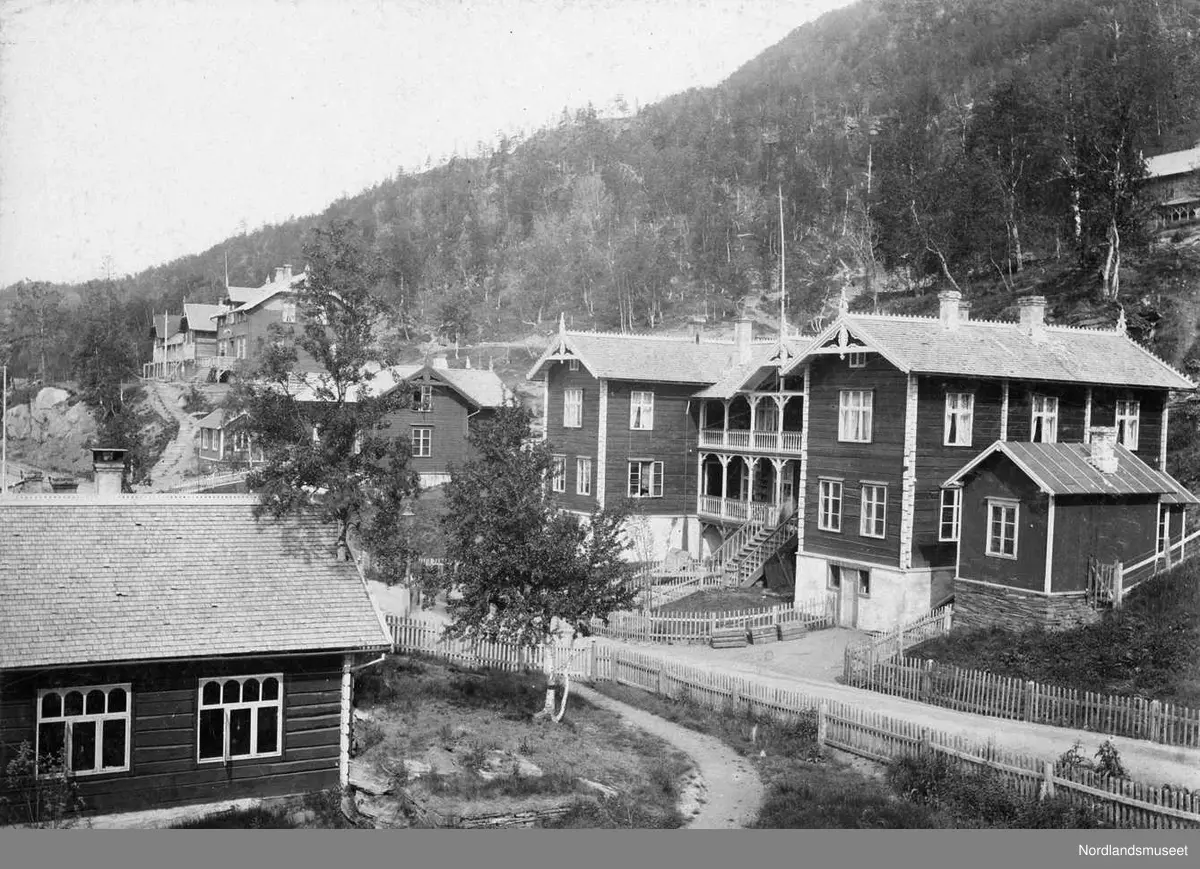 Furulund. Sentrale bygninger ca 1900. Foto Ukjent. - Nordlandsmuseet ...