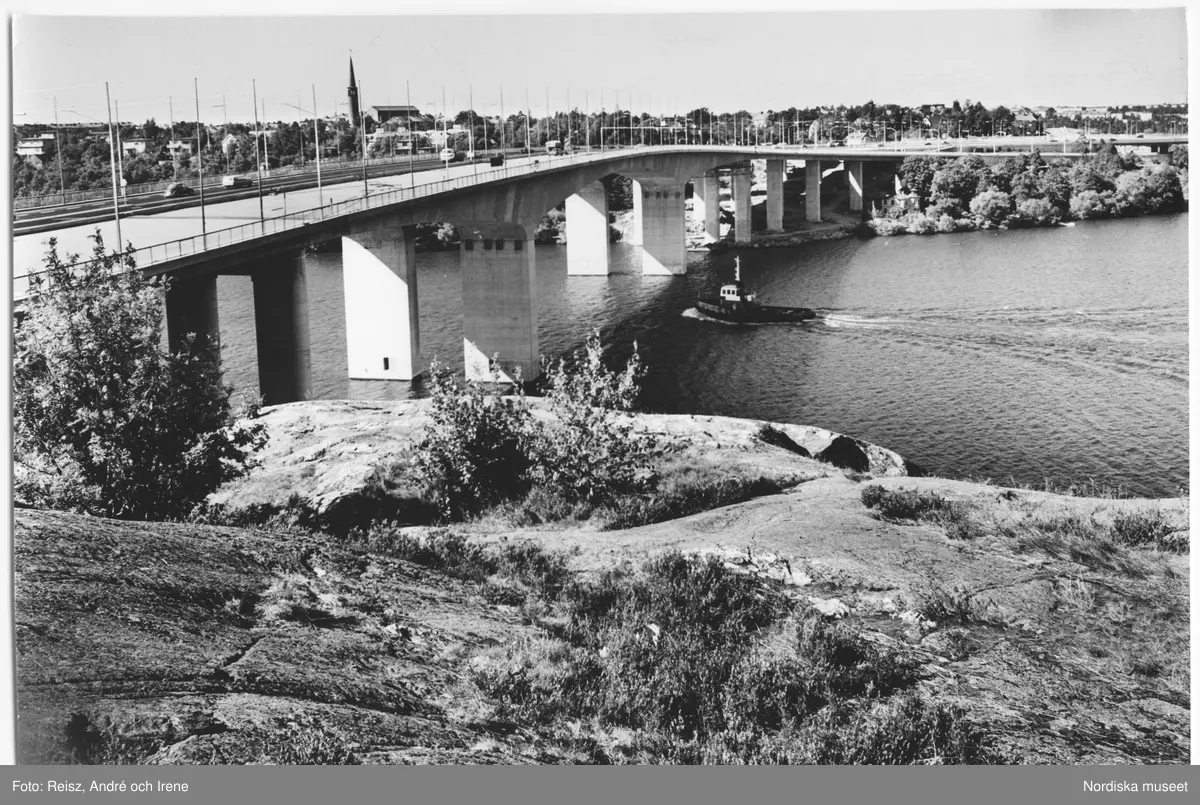 Stockholm. Essingeleden mellan Nortull och Midsommarkransen. Här ...