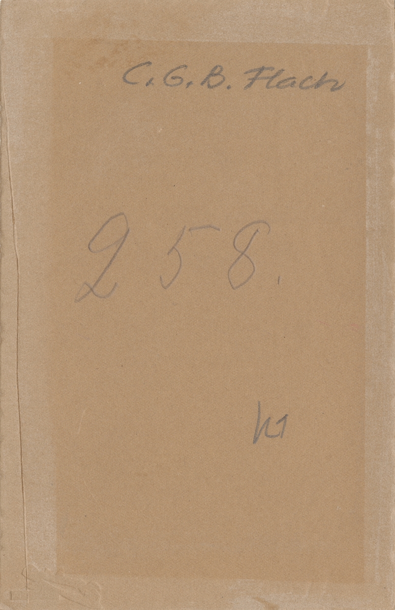 Porträtt av Carl Gustaf Bancroft Flach, underlöjtnant vid ...