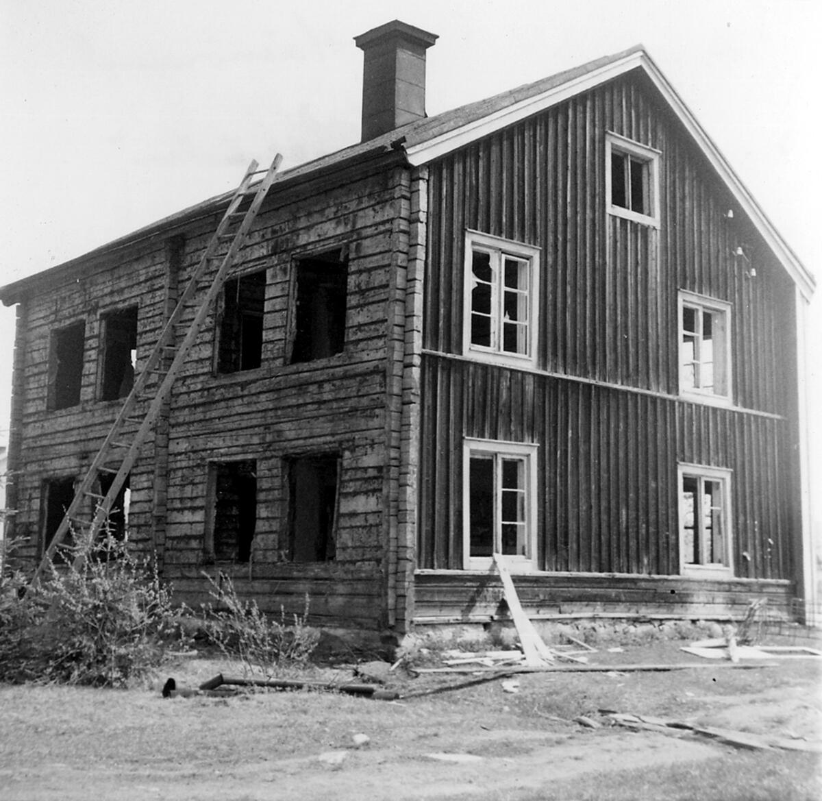 Gamla epidemisjukhuset rivs. - Västernorrlands museum / DigitaltMuseum