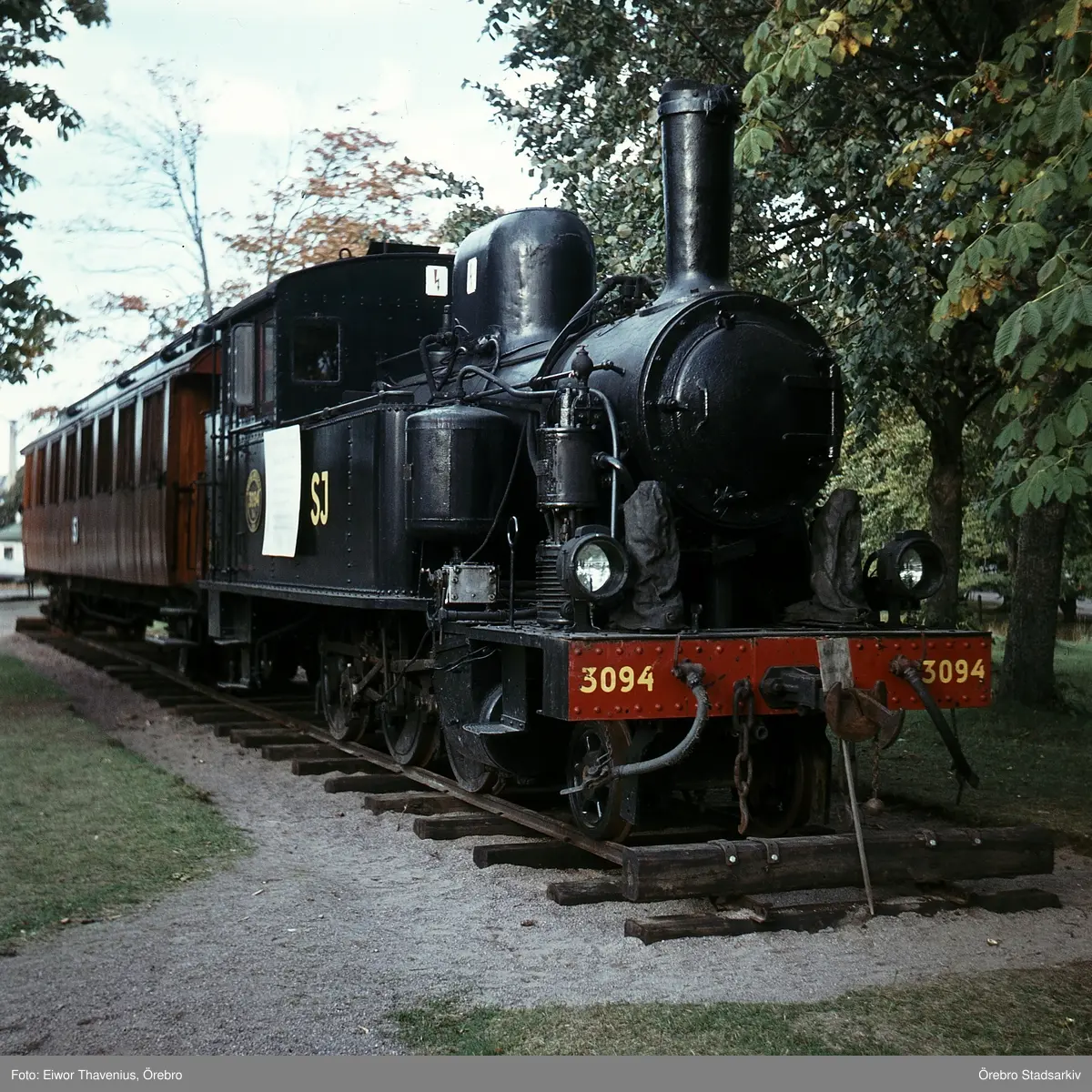 Ånglok SJ S5p 3094, 1960-tal - Örebro Stadsarkiv / DigitaltMuseum
