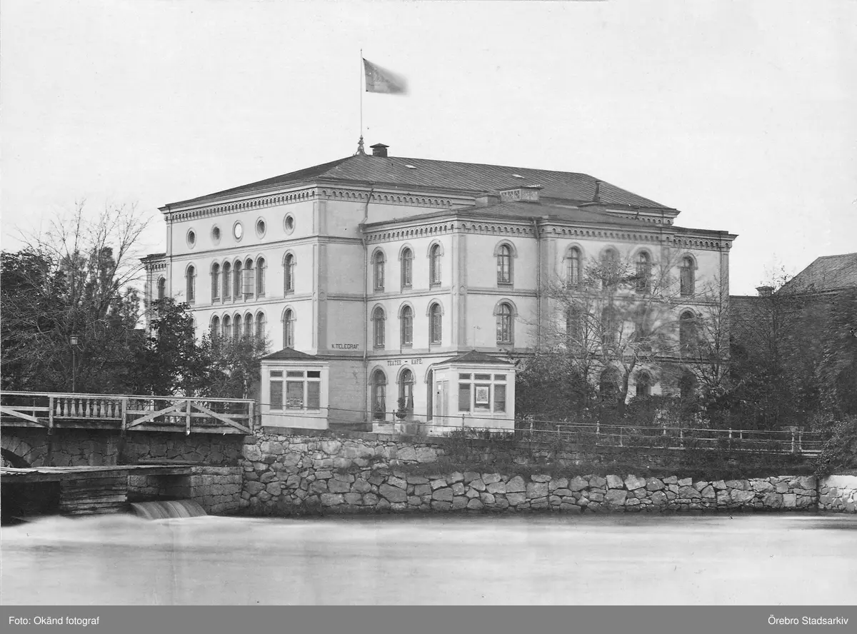 Gamla teatern, ca 1880 - Örebro Stadsarkiv / DigitaltMuseum