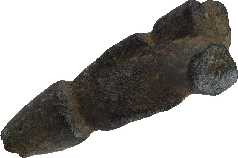 Fotogrammetri av S13554 dyrefigur. - Arkeologisk museum, Universitetet ...