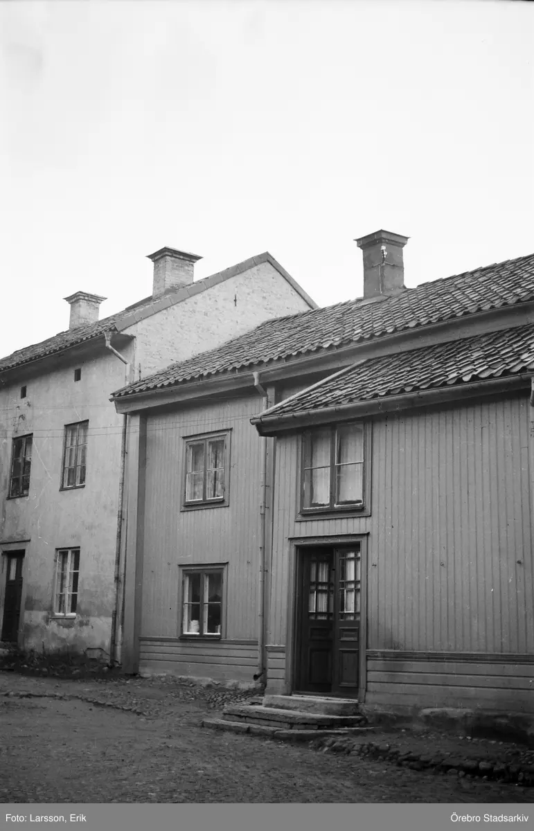 Exteriör norrut vid Gamla gatan, 1937 - Örebro Stadsarkiv / DigitaltMuseum