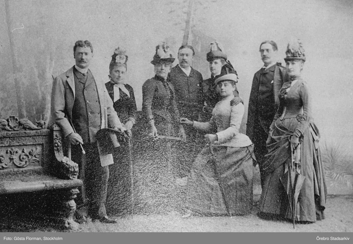 Teaterskådepelare i Örebro, ca 1880 - Örebro Stadsarkiv / DigitaltMuseum