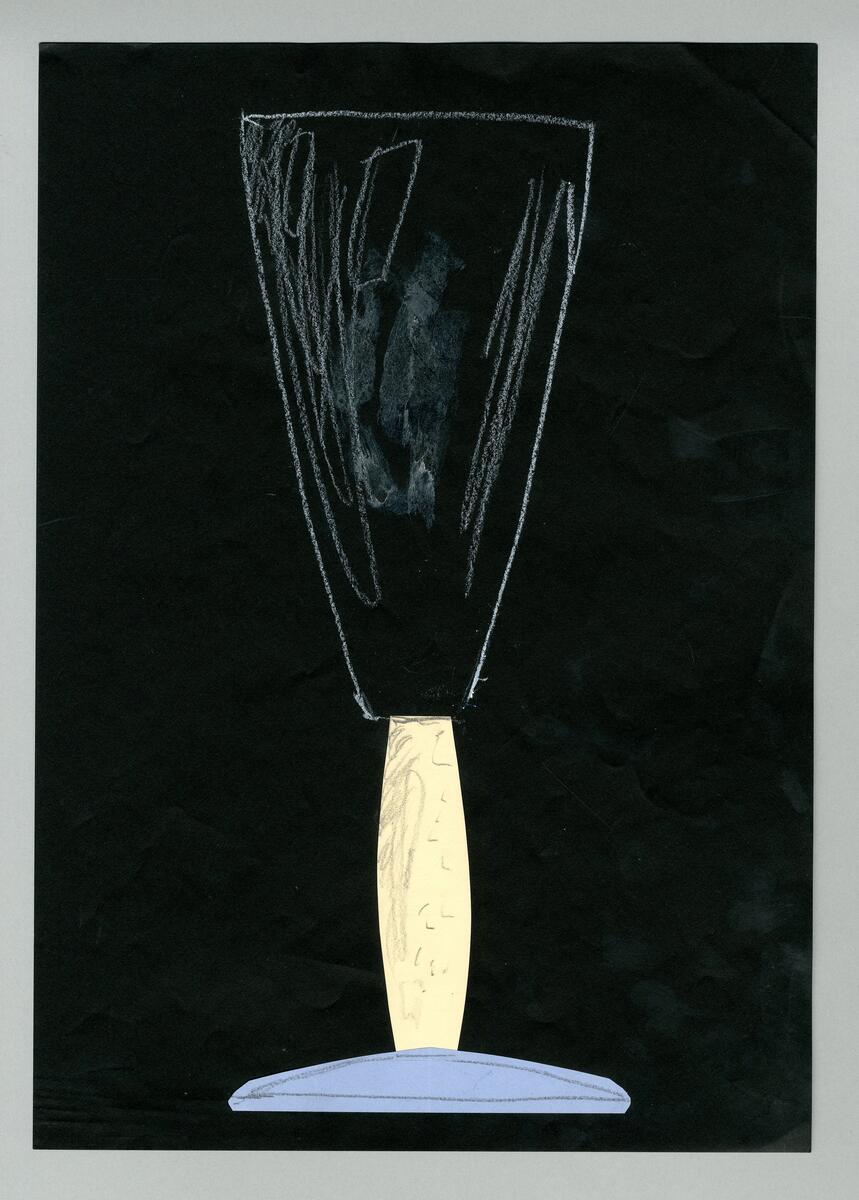 Glas [skiss] - Designarkivet / DigitaltMuseum