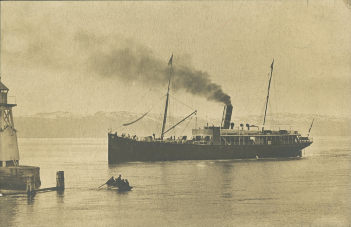 D/S Erling Jarl (b.1895, Trondhjems mek. Verksted, Trondhjem) - Norsk ...