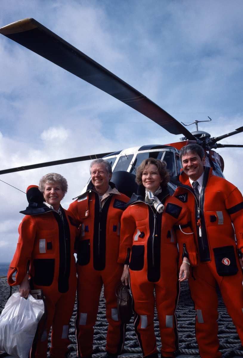 4 mai 1982 besøkte tidligere president i USA, Jimmy Carter og hans kone ...