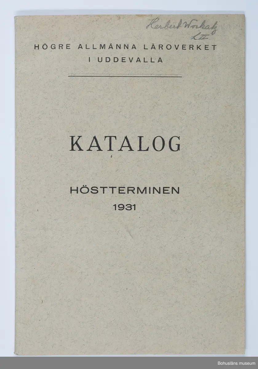 Katalog - Bohusläns museum / DigitaltMuseum