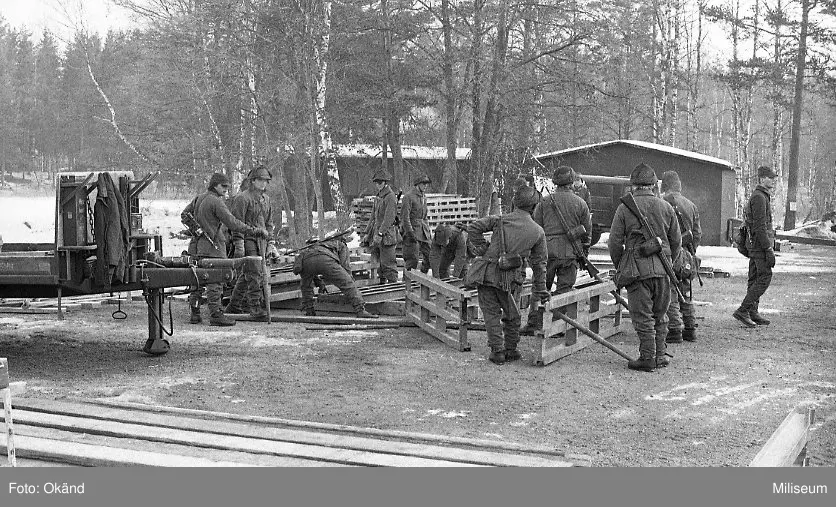 Byggnation av Balkbro 2 (BB 2) på Ränneslätt, Eksjö. - Miliseum ...