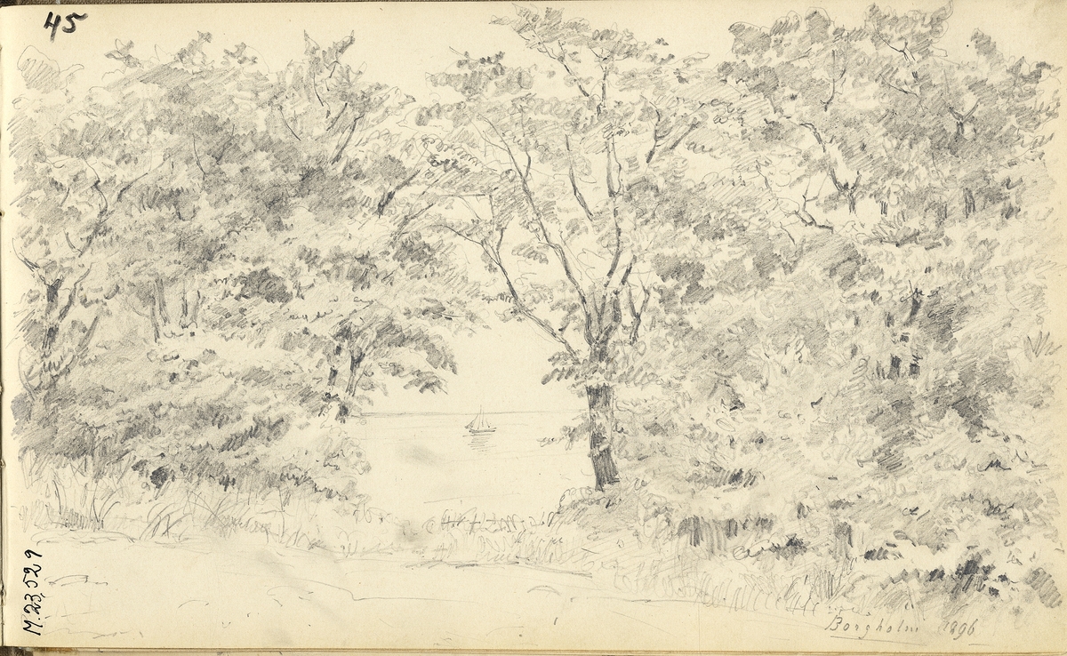 Skiss - Kulturparken Småland / Smålands museum / DigitaltMuseum