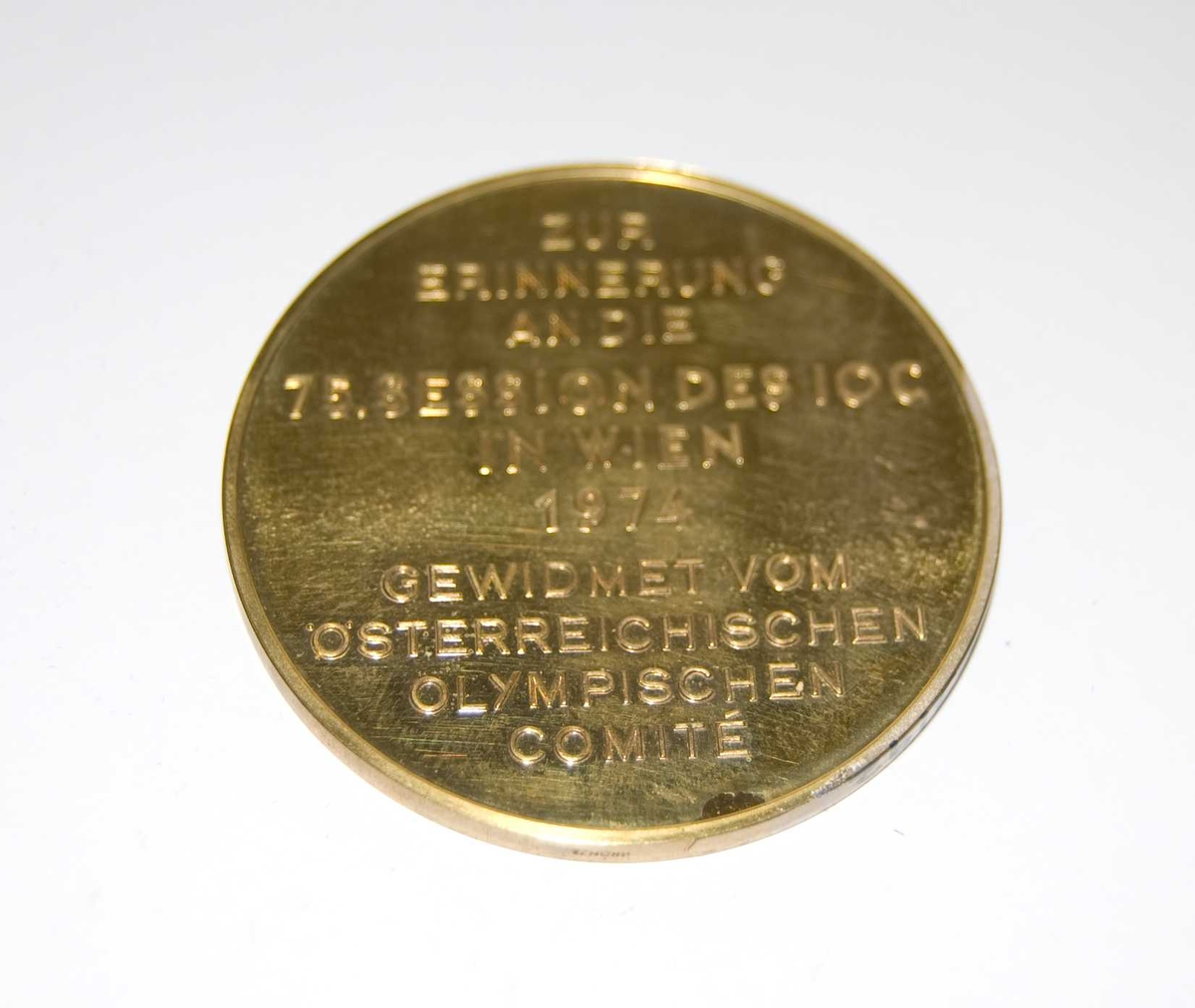 Medalje - Norges Olympiske Museum / DigitaltMuseum