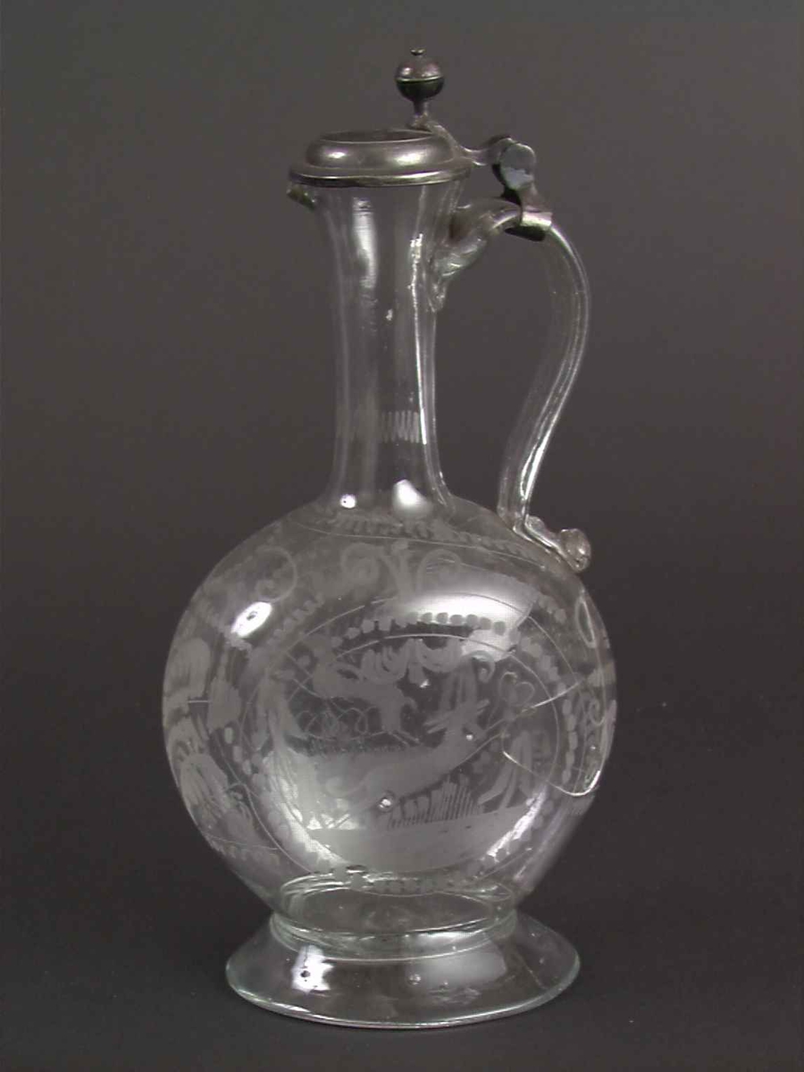 Blåst glass på Norsk Folkemuseum - Norsk Folkemuseum / DigitaltMuseum