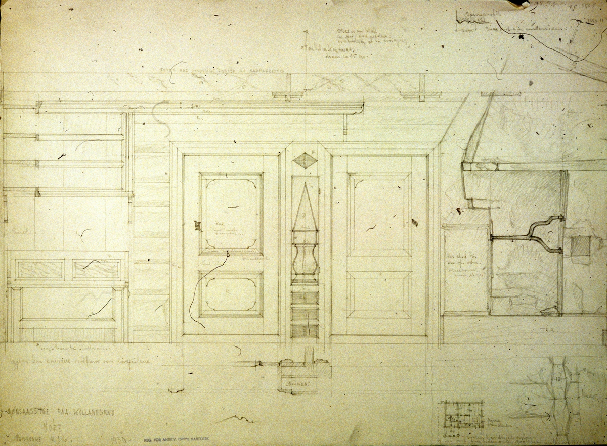 Tegning - Norsk Folkemuseum / DigitaltMuseum