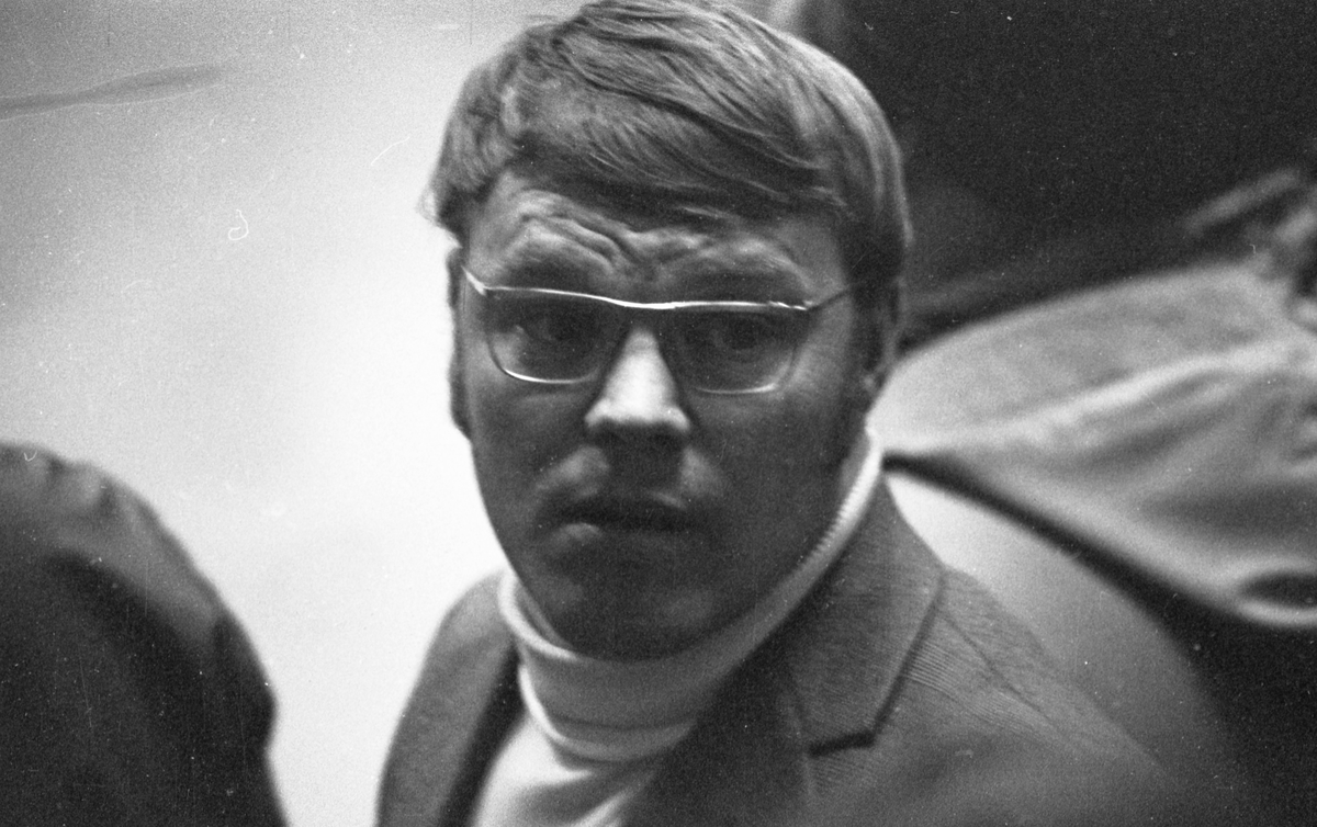 Torkel Ravndal i Haraldshallen - 1971 - Haugalandmuseet / DigitaltMuseum