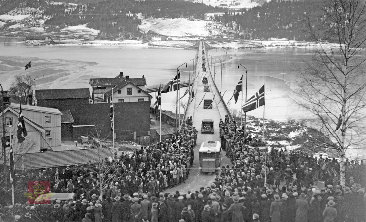 Vingnesbrua på Lillehammer ble åpnet 01-12-1934 - Norsk vegmuseum ...
