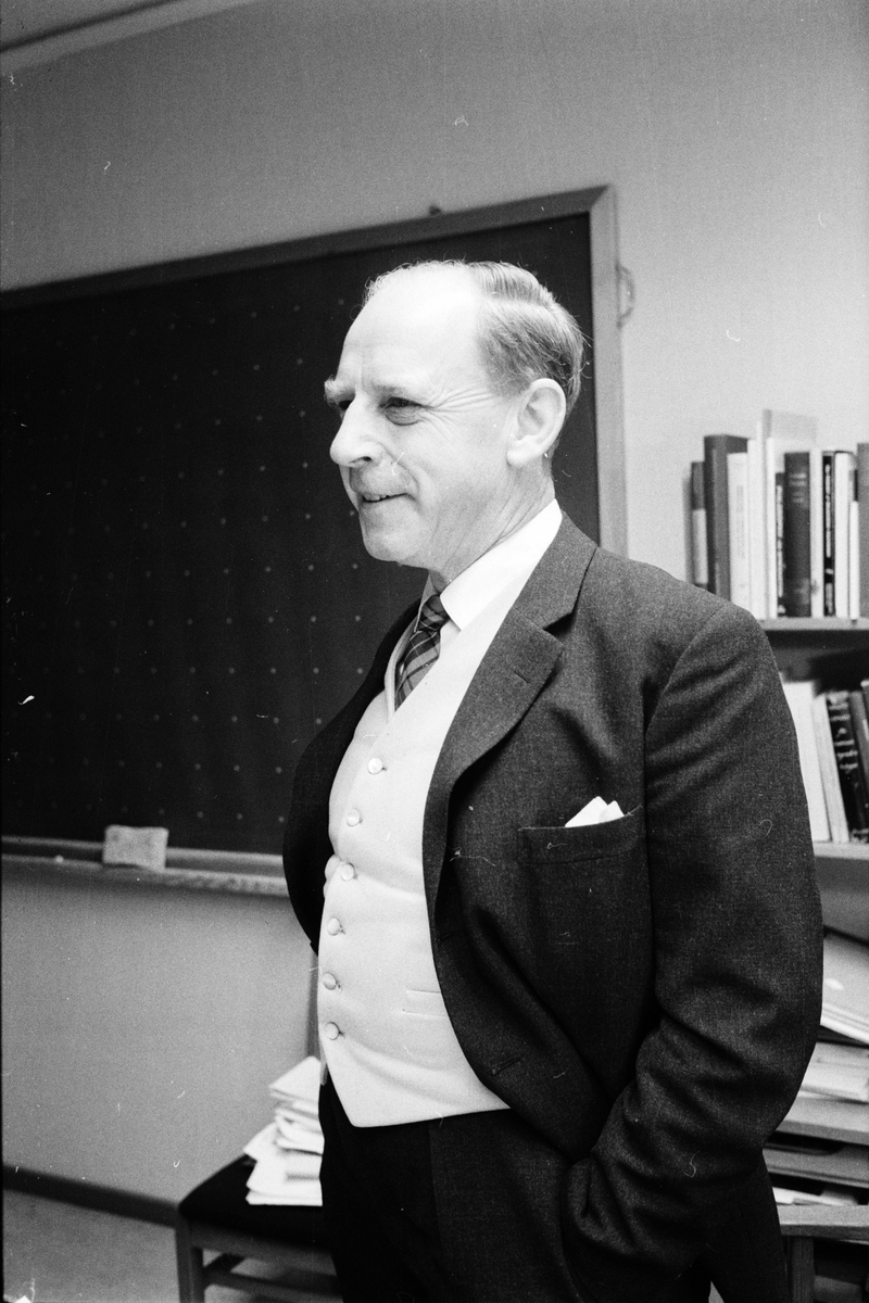 Professor Herman Wold, Uppsala, 1969 - Upplandsmuseet / DigitaltMuseum