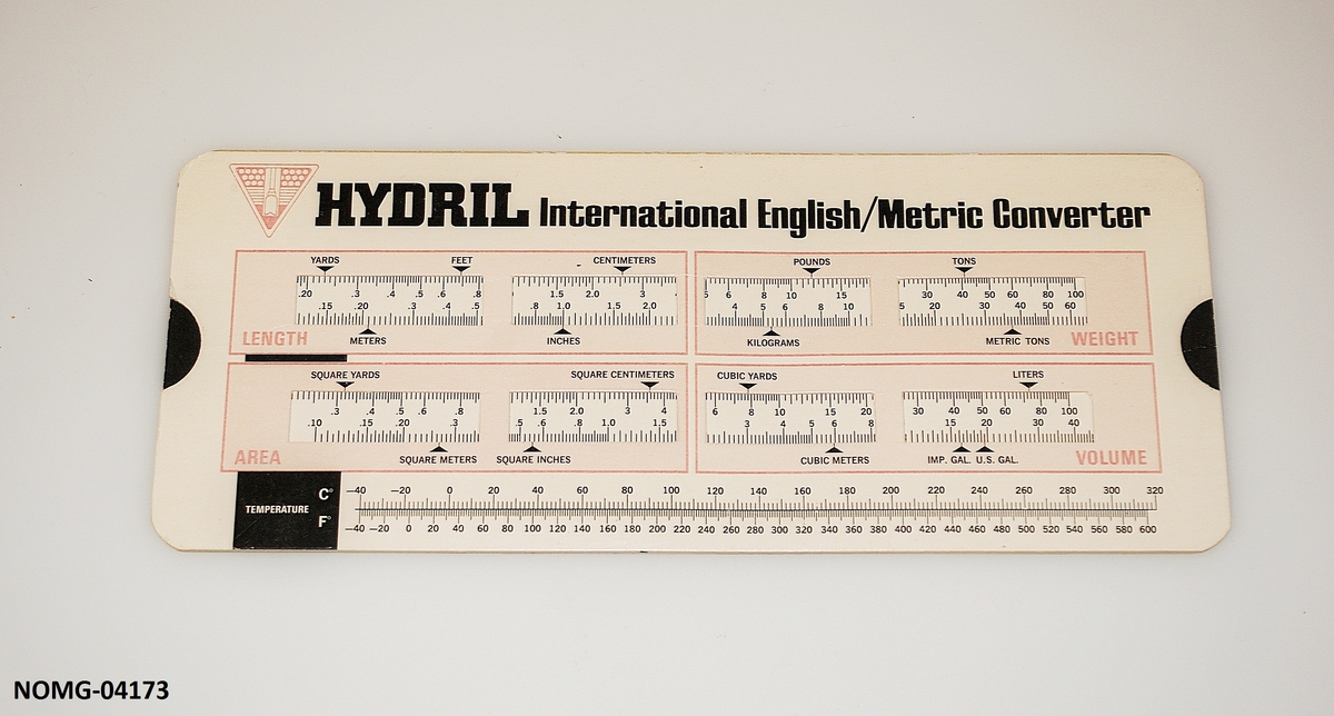 Tabell - Norsk Oljemuseum / DigitaltMuseum
