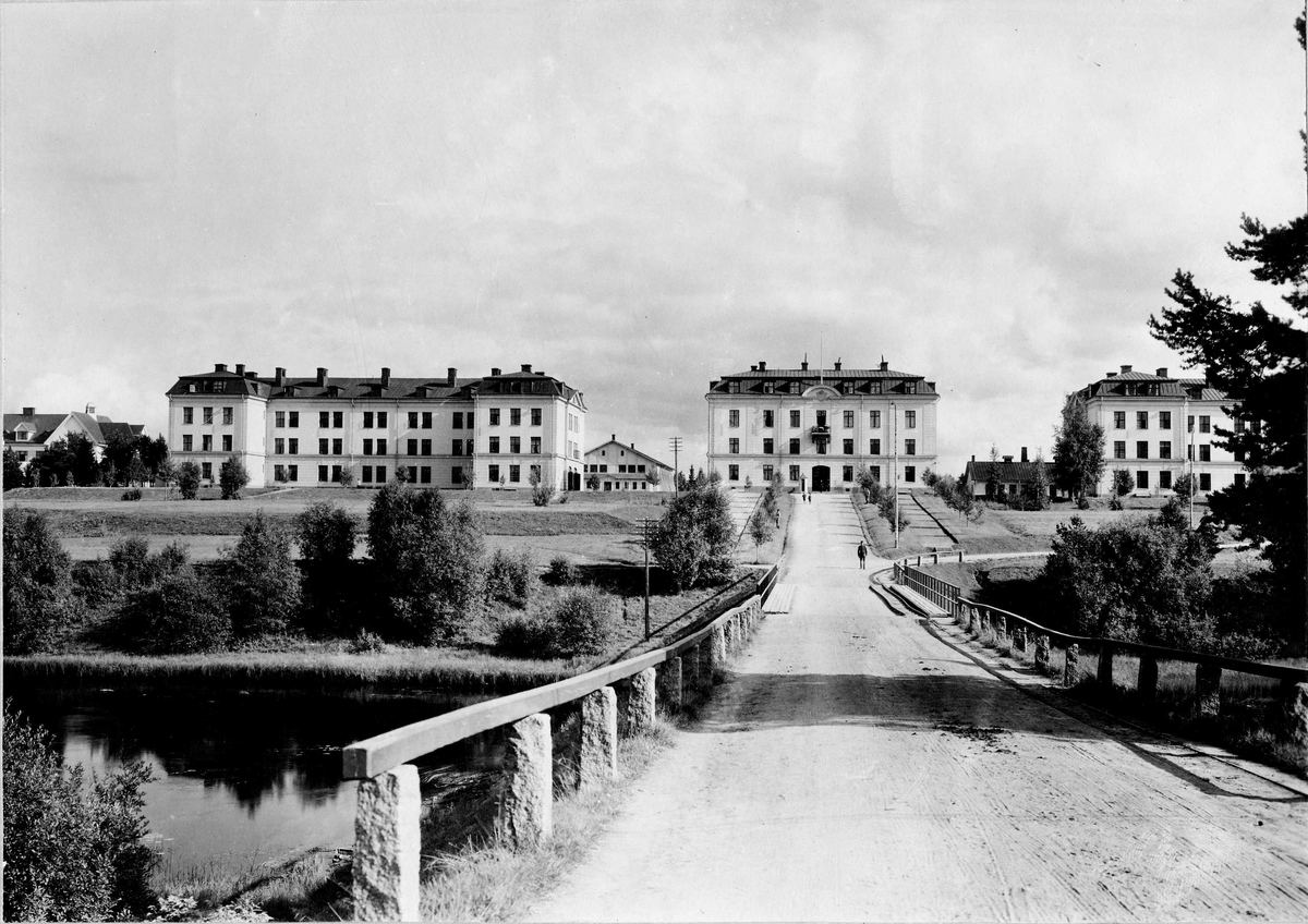Bodens ingenjörkårs Ing 3 kaserner i Boden. - Armémuseum / DigitaltMuseum