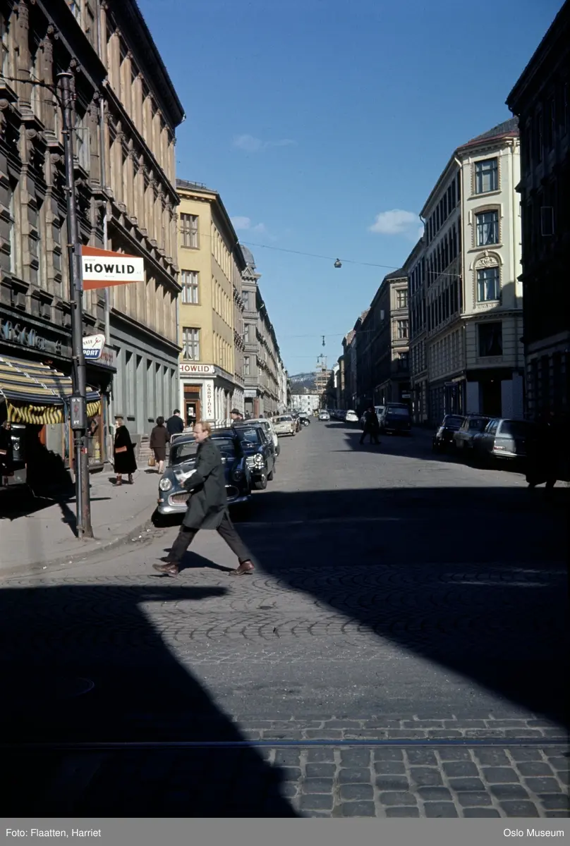 Vibes gate fra Bogstadveien. - Oslo Museum / DigitaltMuseum