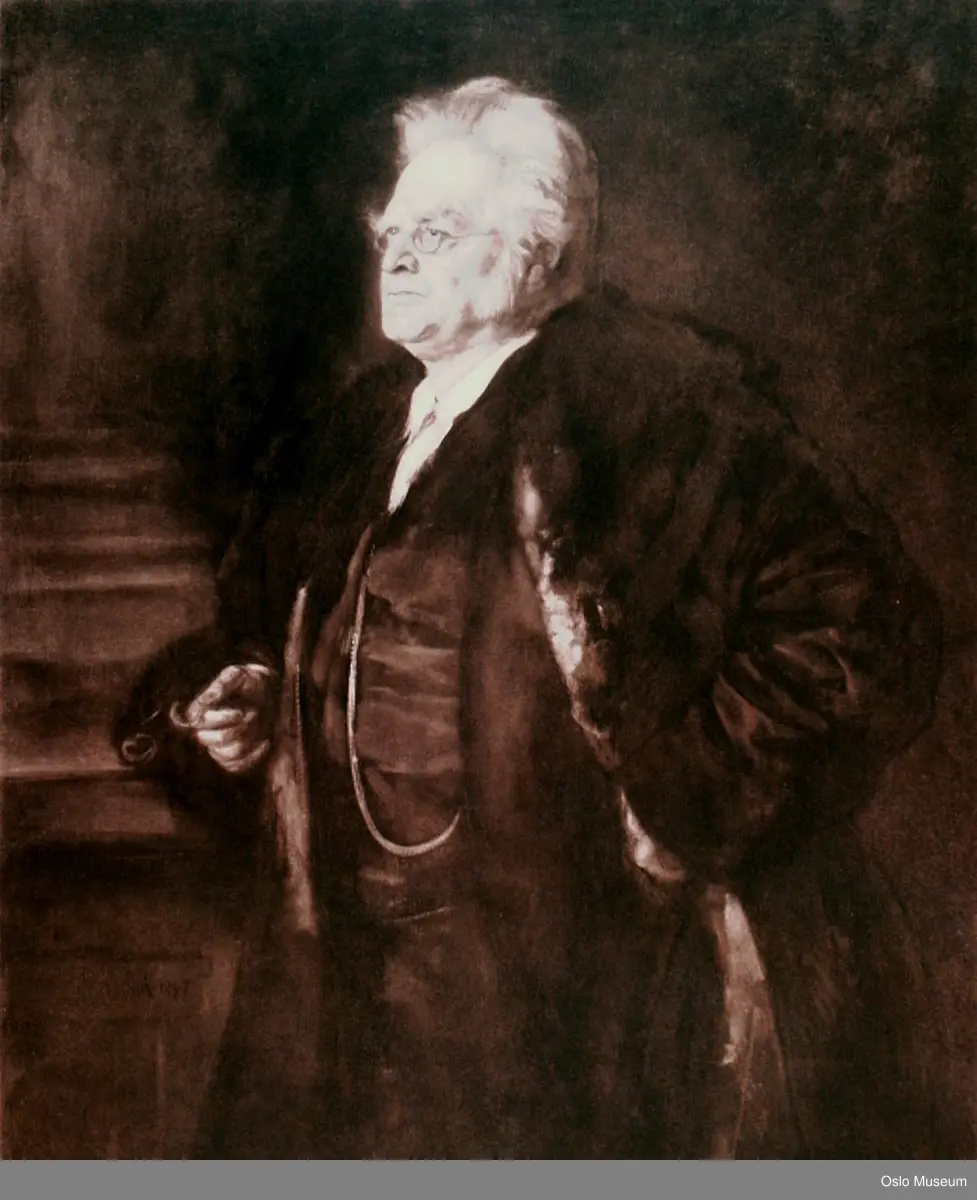 Portrett av Bjørnstjerne Martinius Bjørnson [radering] - Oslo Museum ...