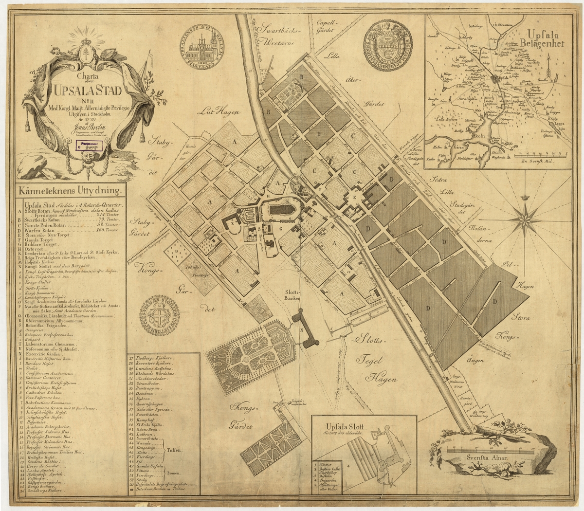 Stadskartor 1700-tal - Postmuseum / DigitaltMuseum