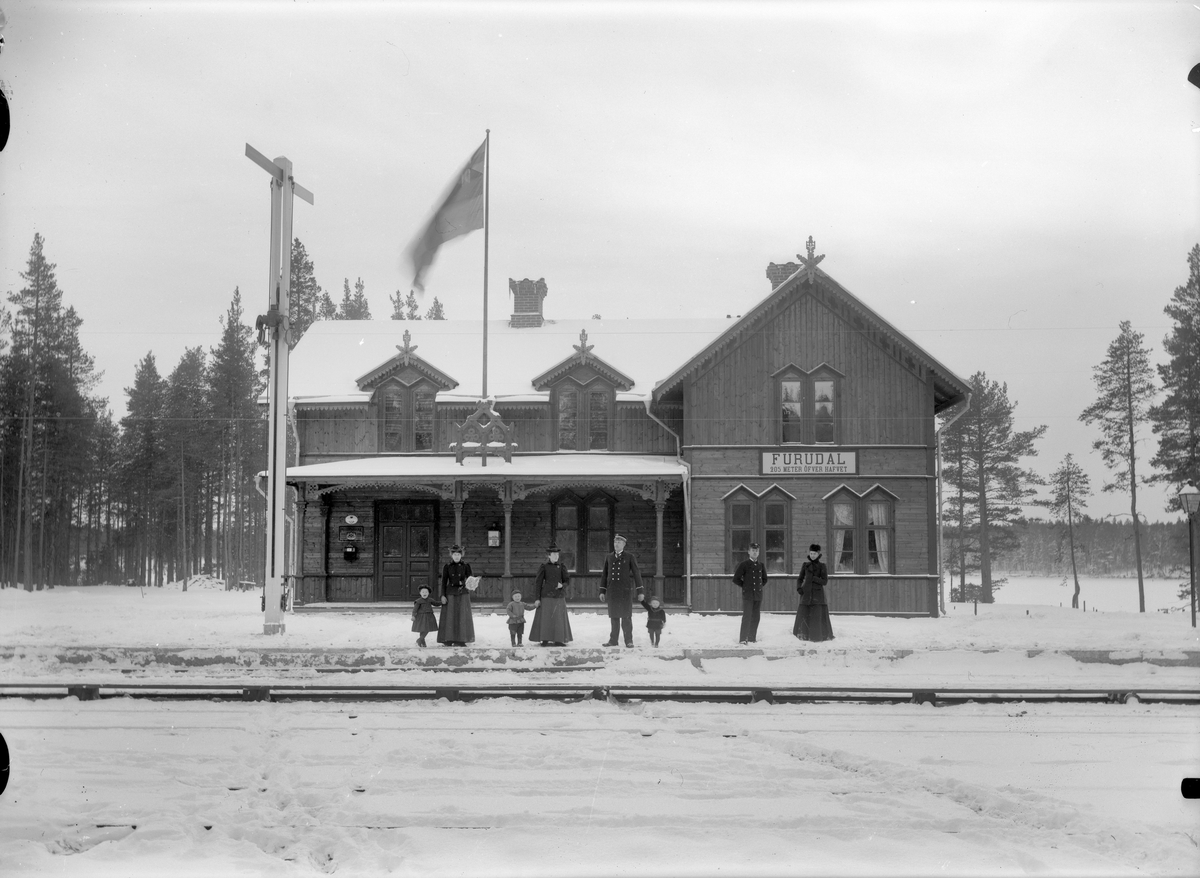Furudal station. - Järnvägsmuseet / DigitaltMuseum