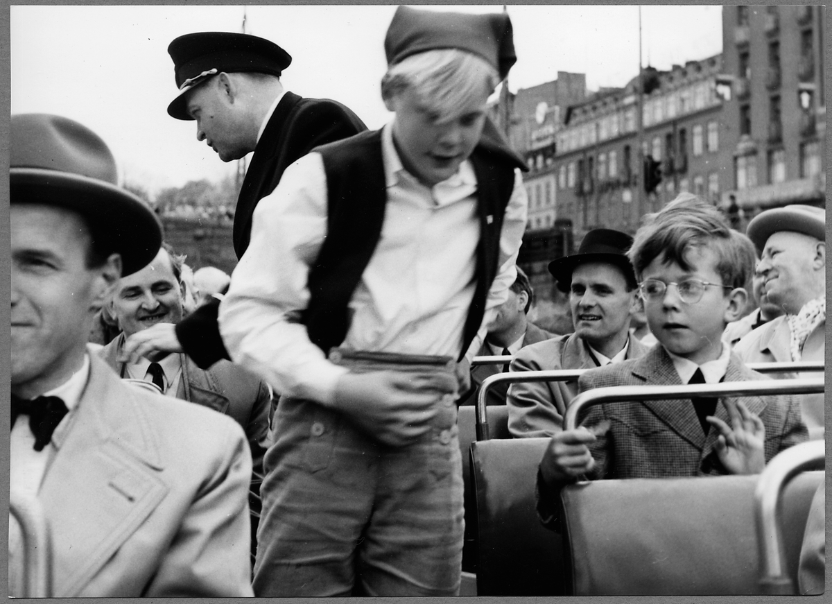 Statens Järnvägar, SJ gör reklam för Nils Holgerssonturen 1957 ...