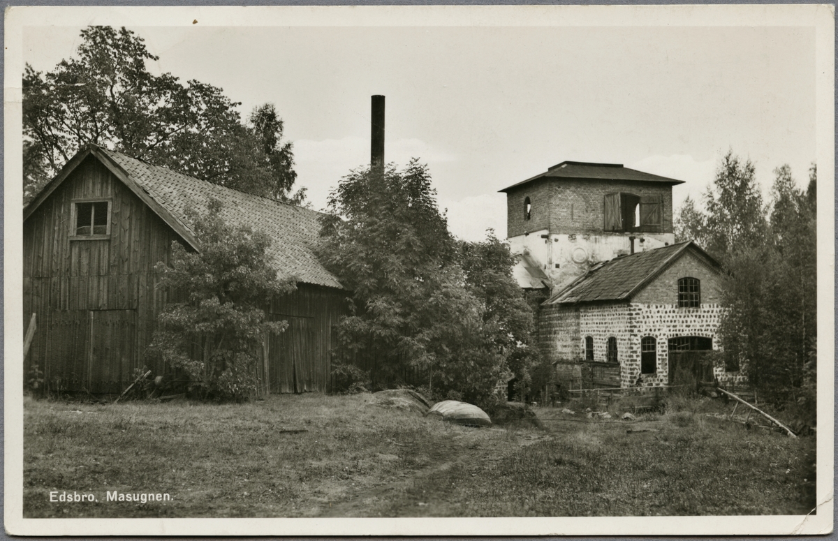 Masugn i Edsbro. - Järnvägsmuseet / DigitaltMuseum
