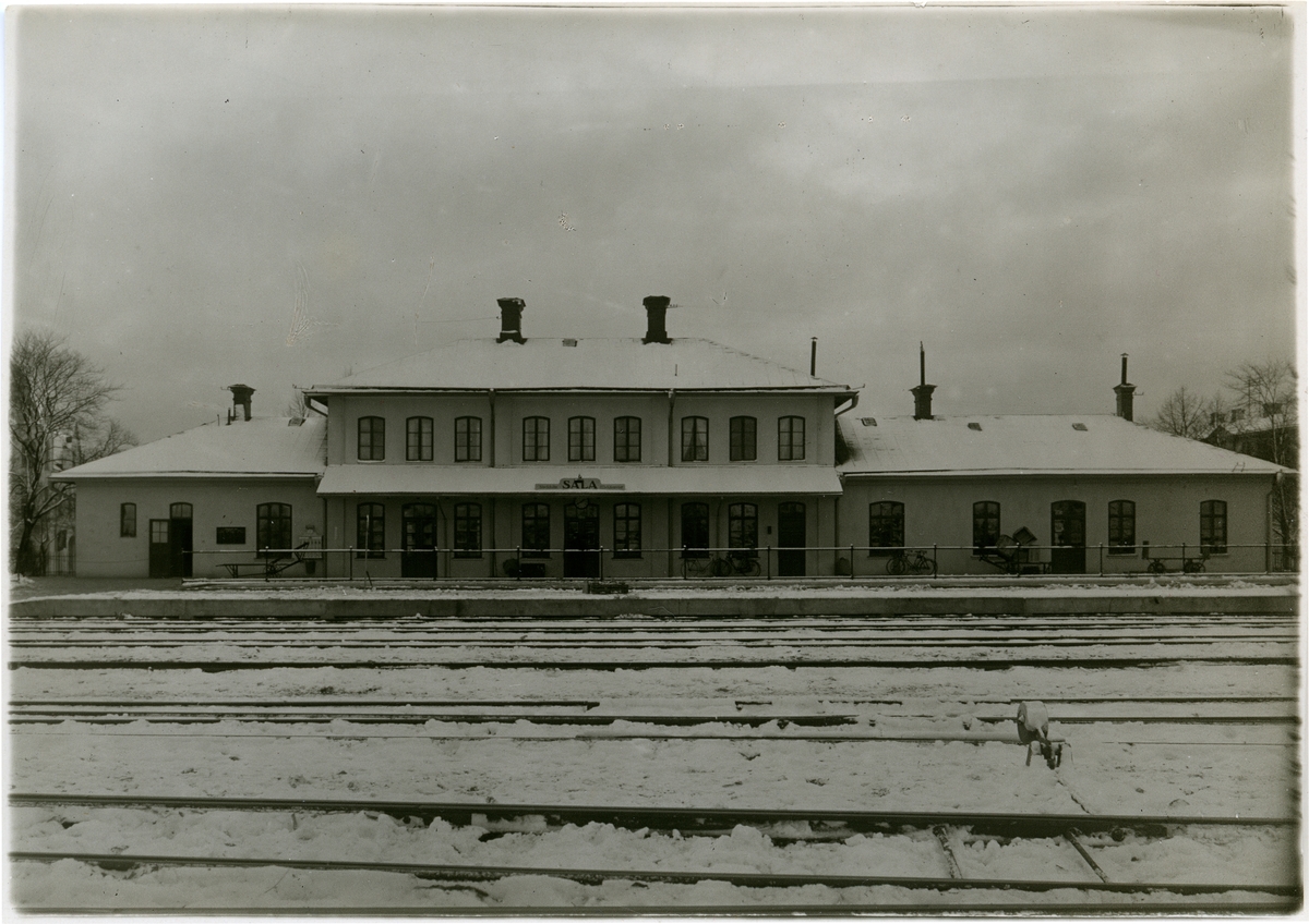 Sala järnvägsstation. - Järnvägsmuseet / DigitaltMuseum